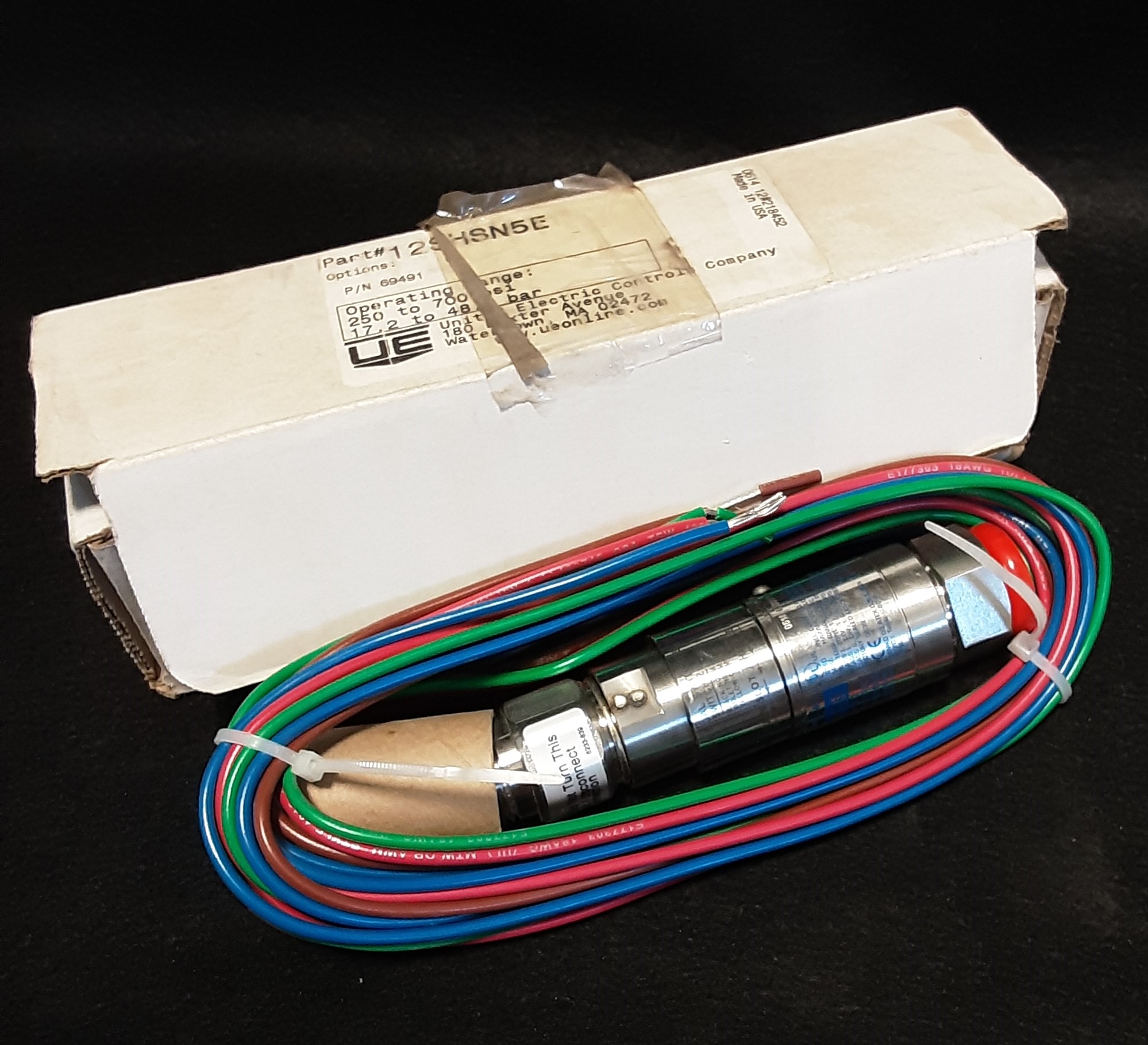 PRESS SWITCH 250-700PSI - Control Tech