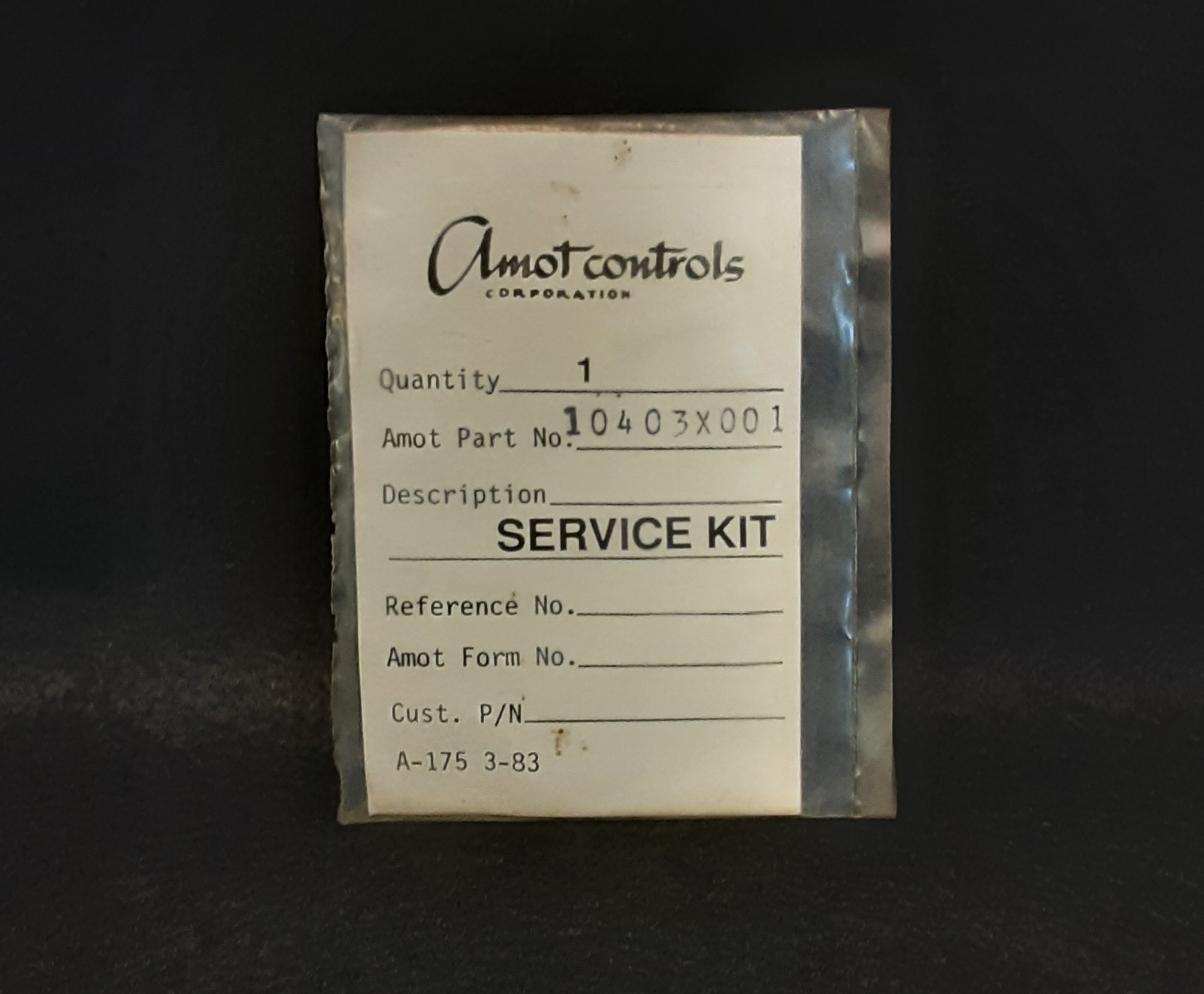 SERVICE KIT FOR 2400M - Control Tech