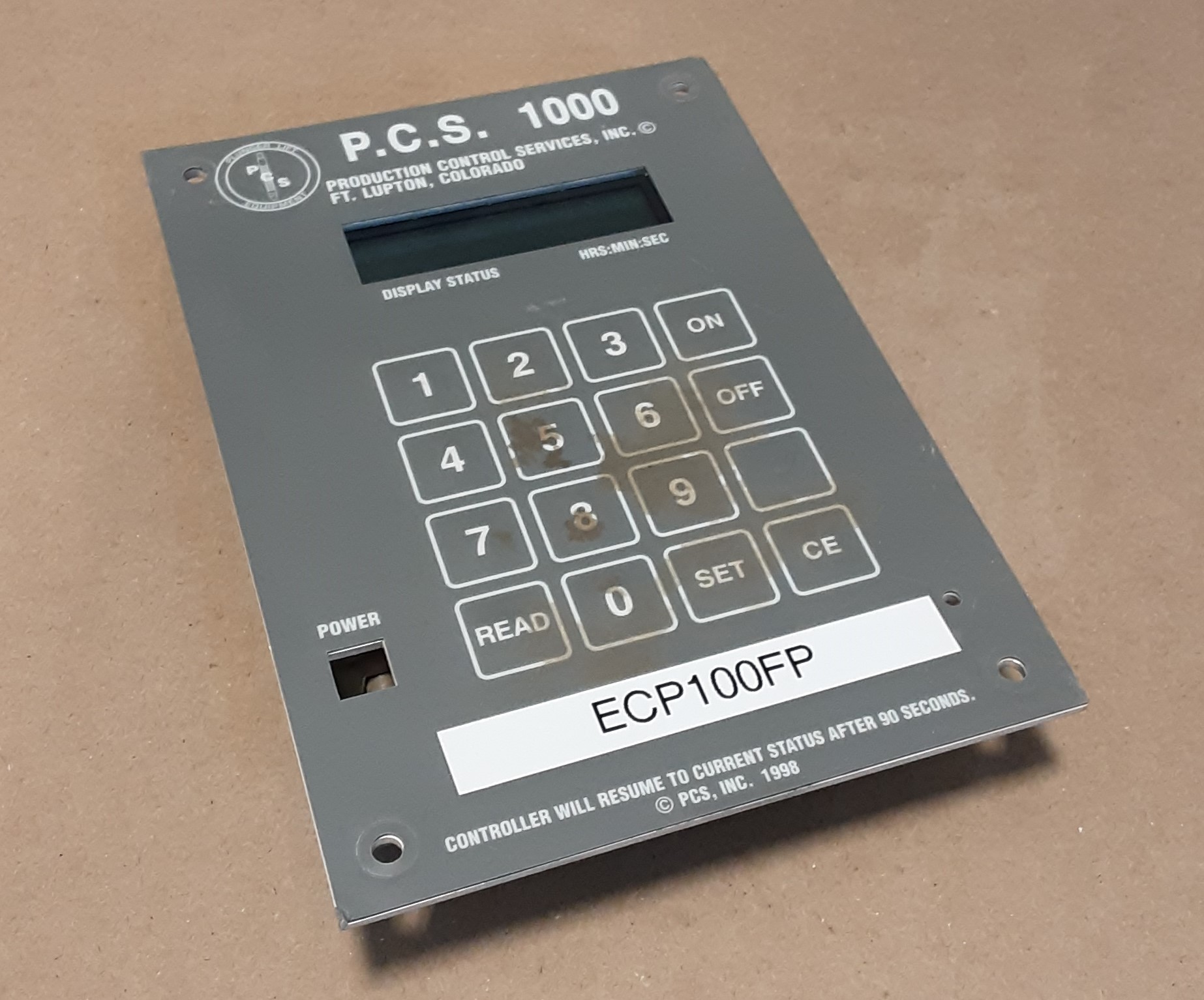 FACEPLATE - Control Tech