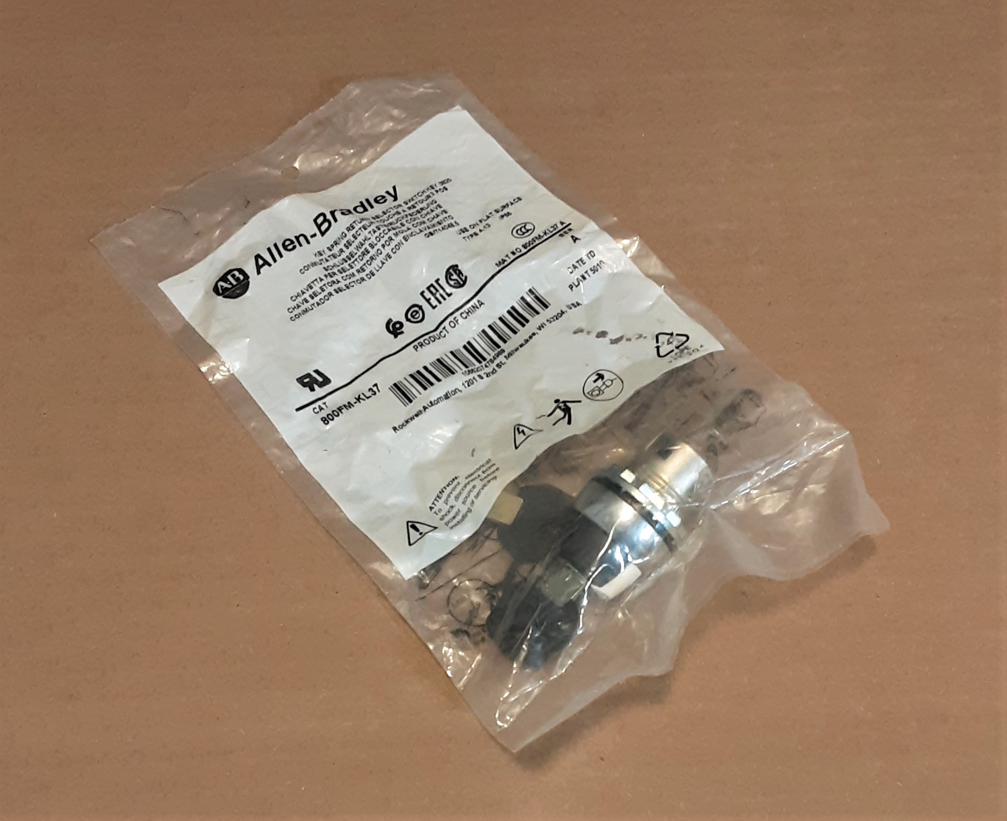 KEYED SELECTOR SWITCH 22MM - Control Tech