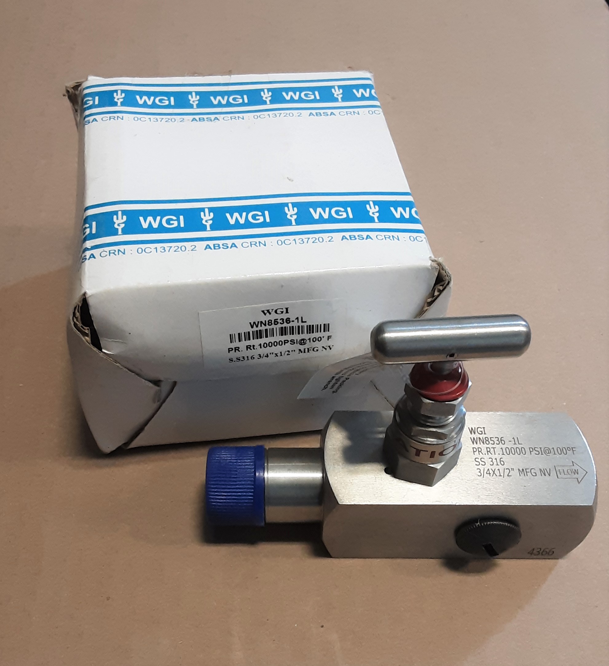 WGI 1/2″MX1/2″F SST MULTI PORT VALVE - Control Tech