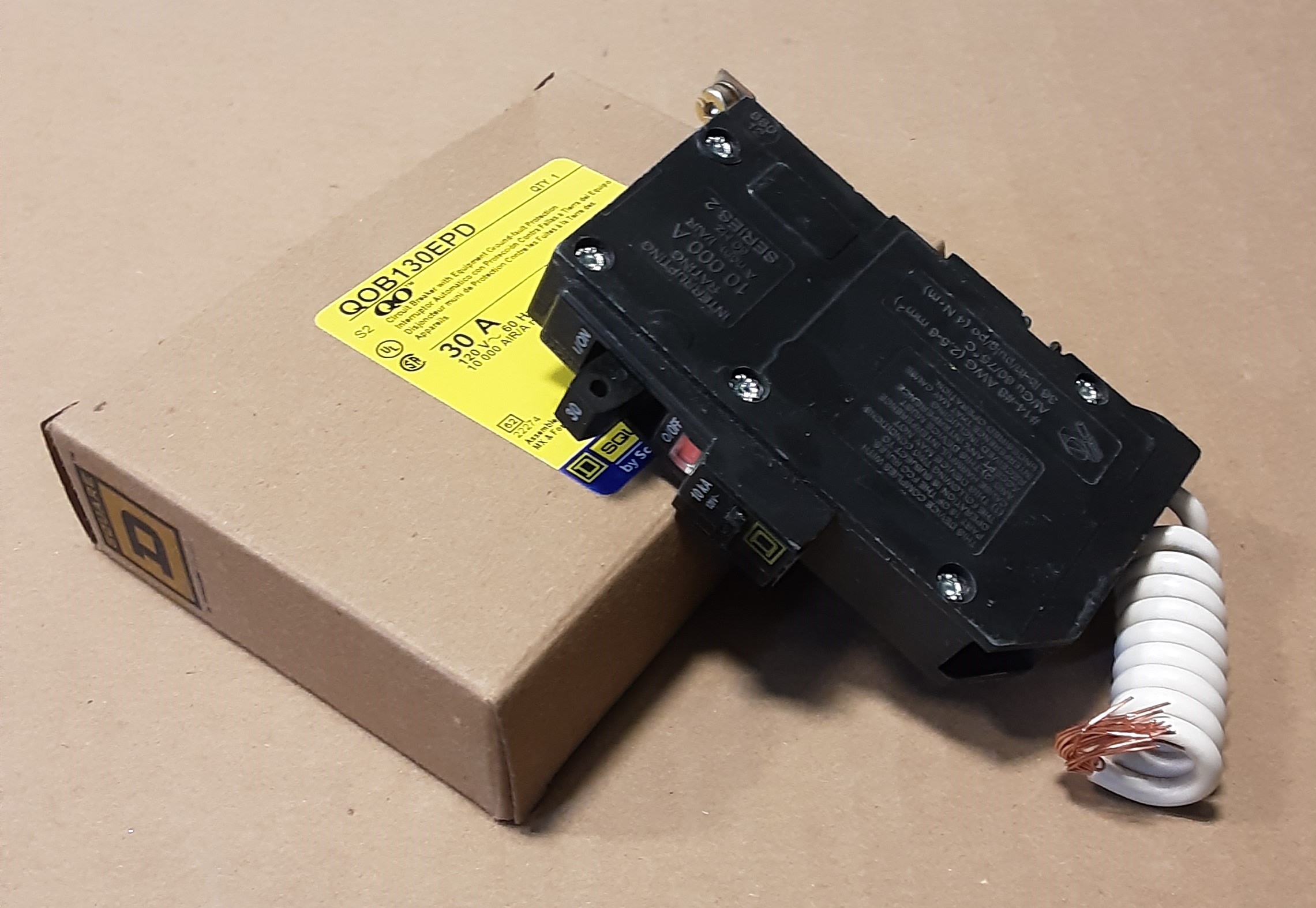 BOLT ON BREAKER 30A W/EPD - Control Tech