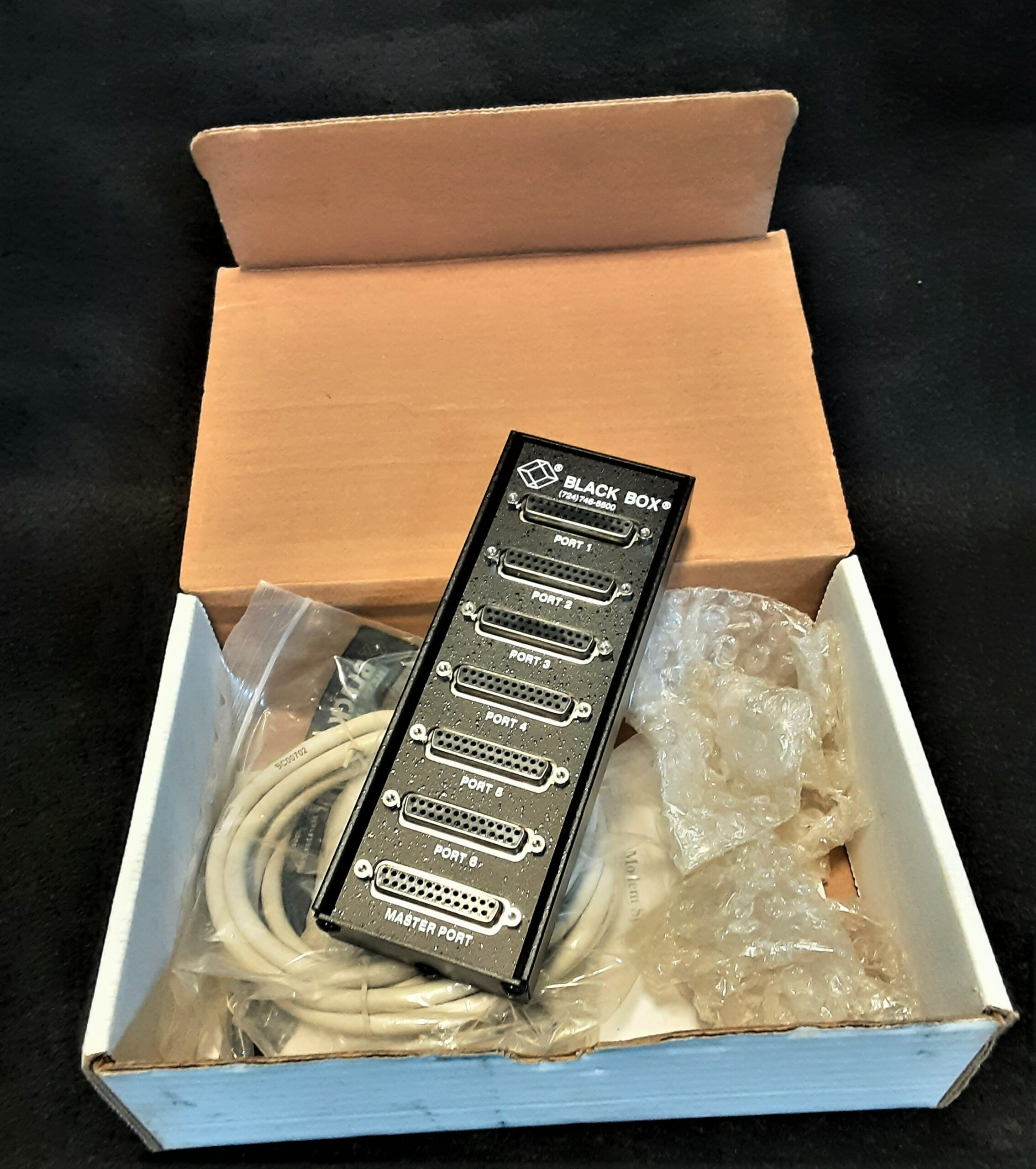 BLACK BOX MODEM SPLITTER 6 PORT - Control Tech