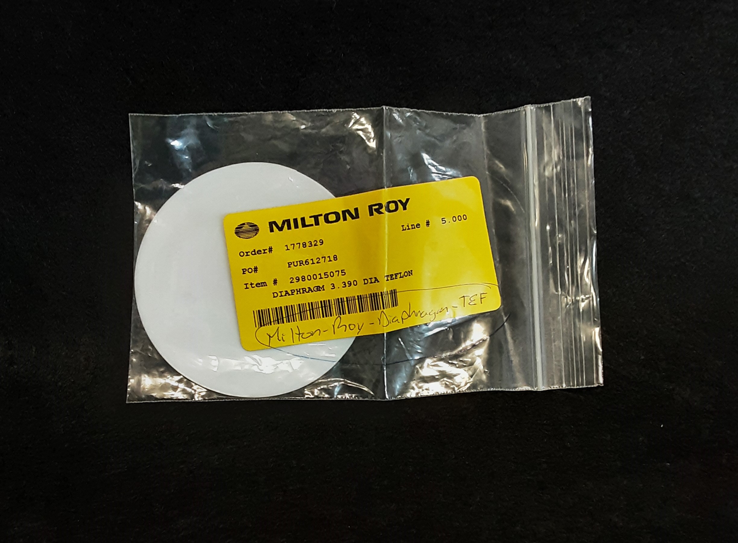MILTON ROY TEF DIAPHRAGM - Control Tech