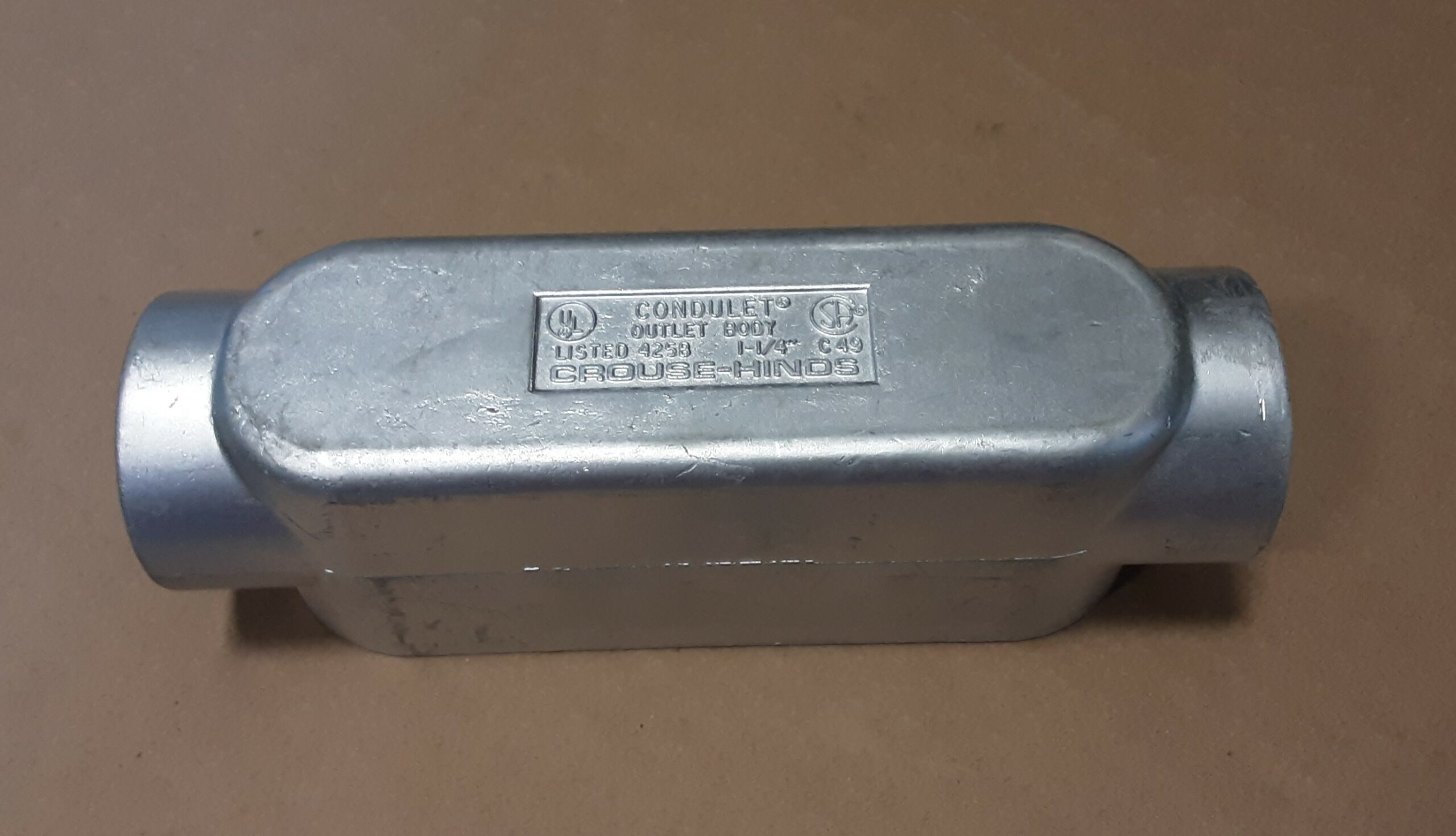 1-1/4″ ALUM C CONDULET BODY - Control Tech