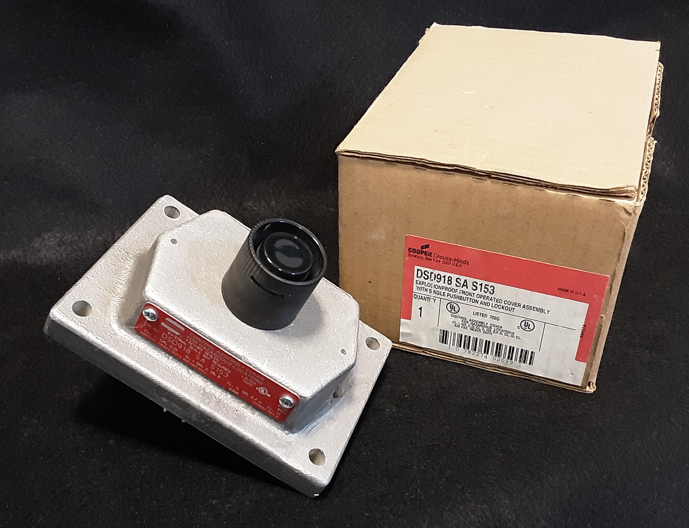 PUSH BUTTON COVER C/W LOCKOUT - Control Tech