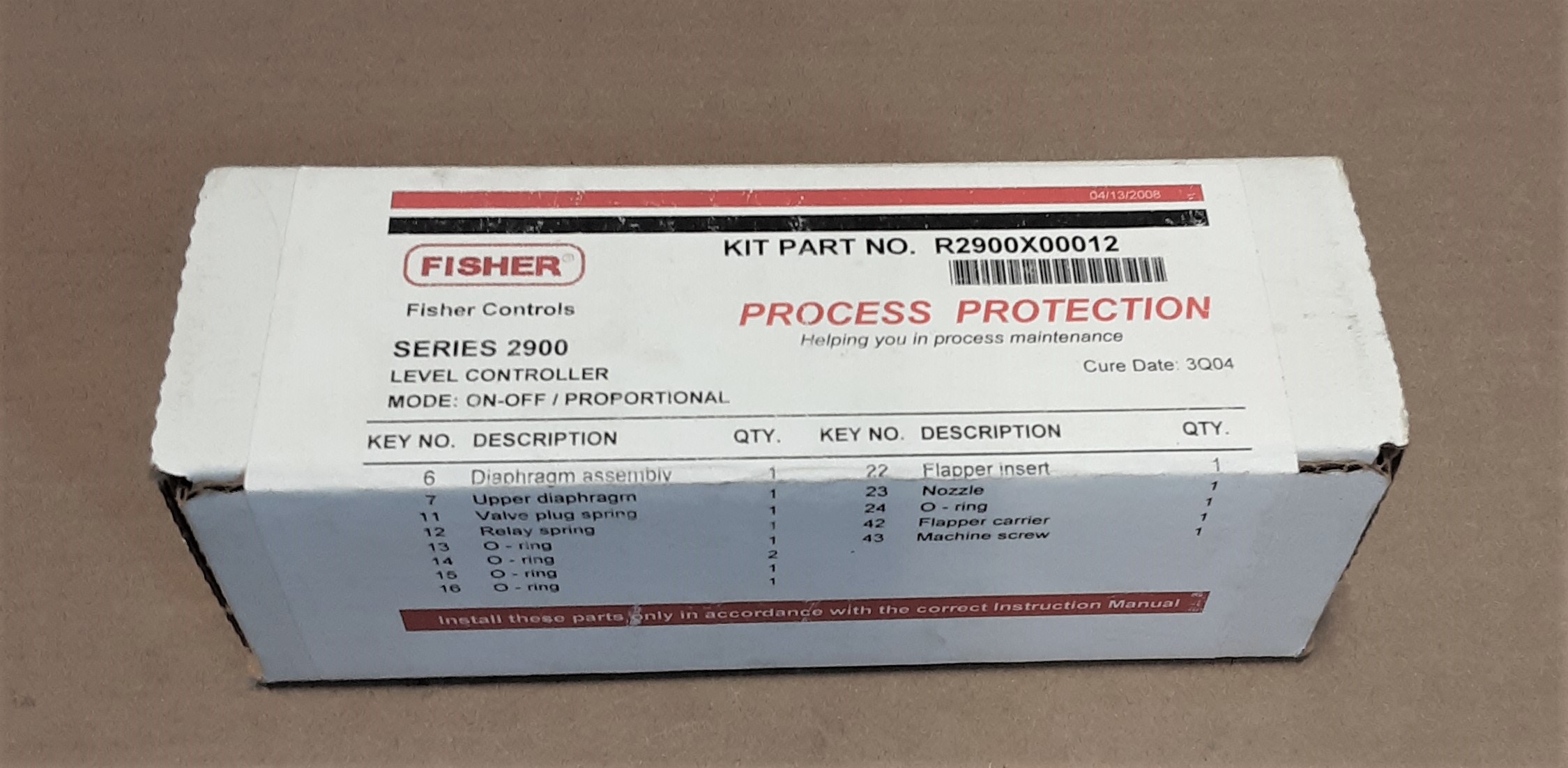 KIT, REPAIR 2900 SPARES - Control Tech