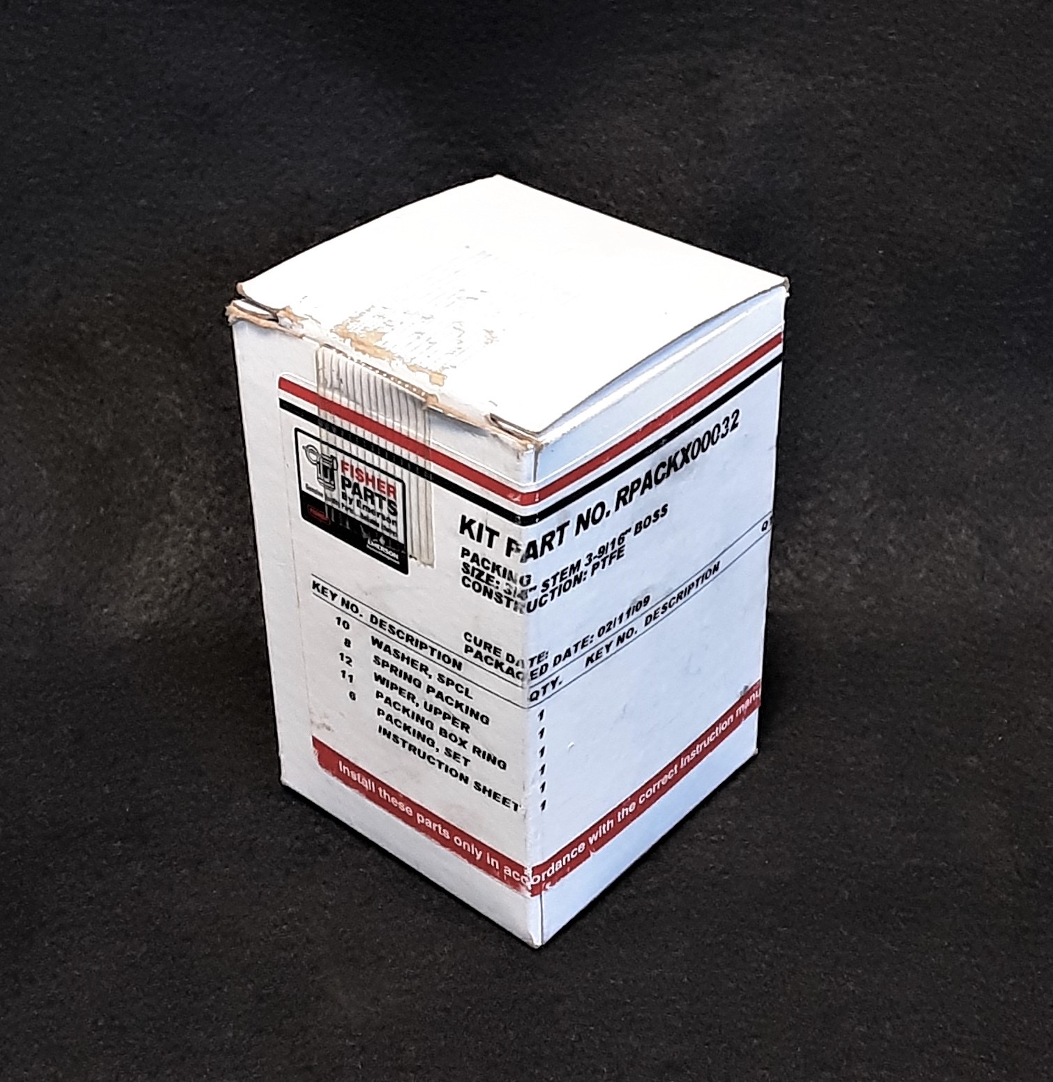 KIT,REPAIR PACKING SINGLE TFE 3/4 STEM - Control Tech