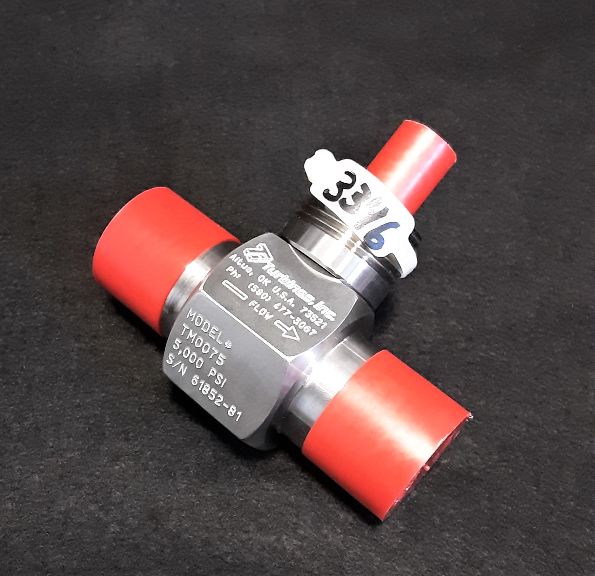 3/4 X 1 NPT INLINE TURB FLOW METER - Control Tech