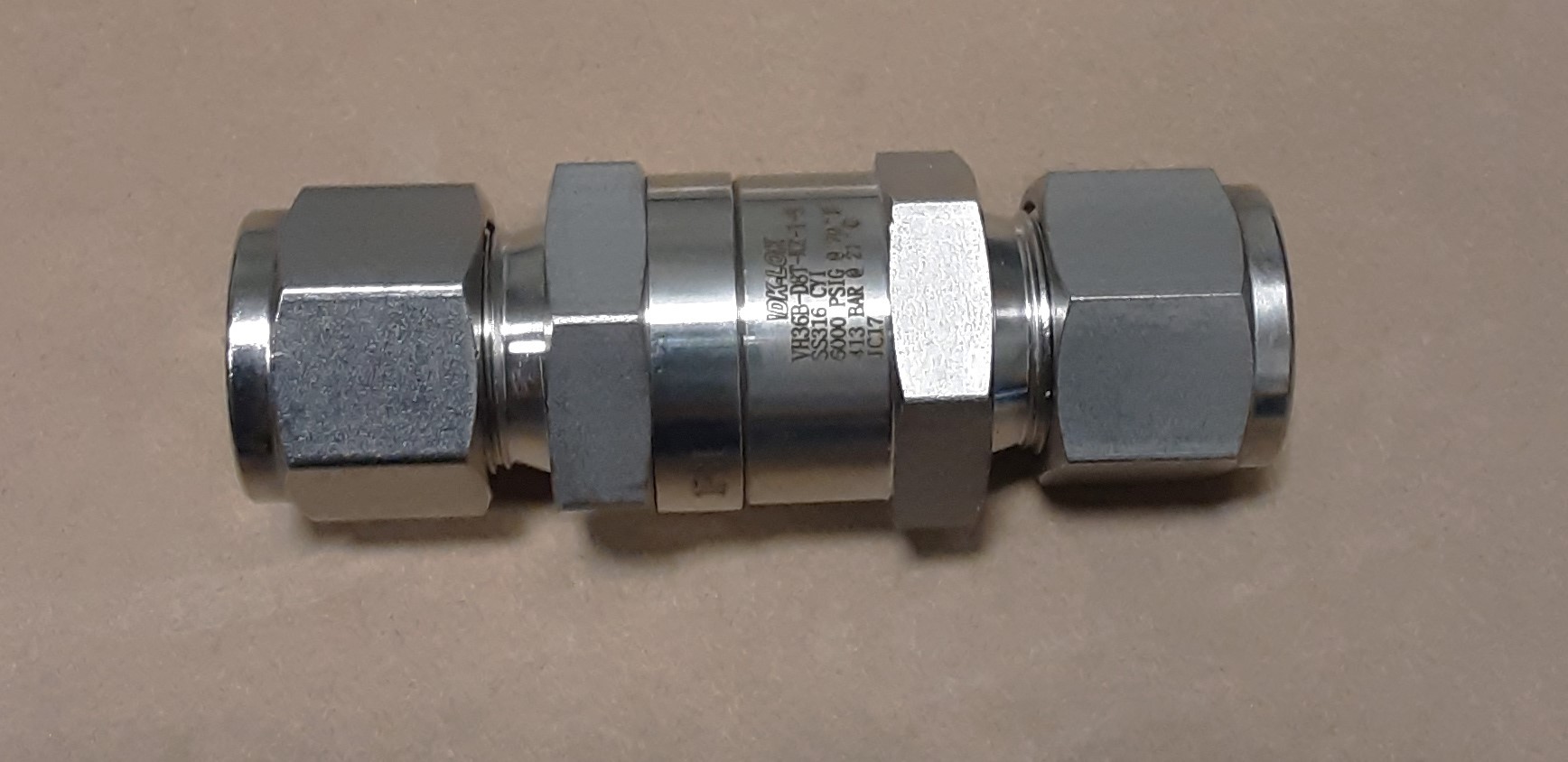 CHECK VALVE 6000PSI KALREZ SEAL 1/2″ SS - Control Tech