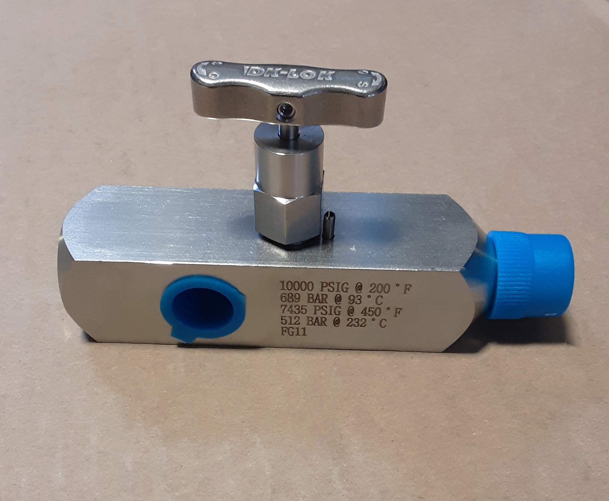 GAGE ROOT VALVE 10KPSI PTFE PKG 1/2″NPT - Control Tech